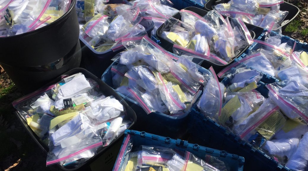 Hygiene Kits for the Homeless: June 3, 2018